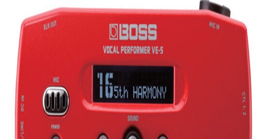 Vocal Performer Boss VE-5 Effect